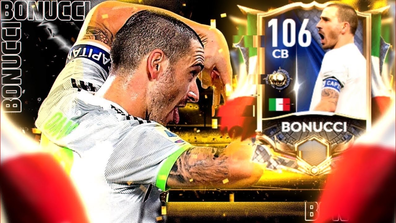 BONUCCI -THE ITALIAN WALL | 106 OVR NATIONAL HEROES BONUCCI GAMEPLAY ...