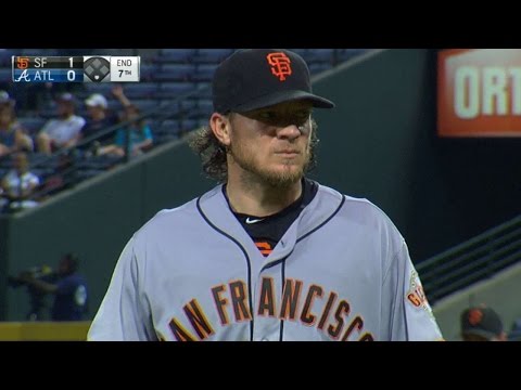 5/31/16: Giants combine to one-hit the Braves