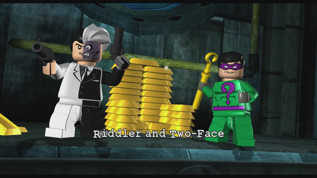 Batman vs. Two-Face & The Riddler! Lego Batman The Video Game Part 5 ...