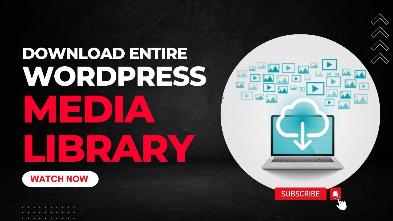 How to Download Your Entire WordPress Media Library - YouTube