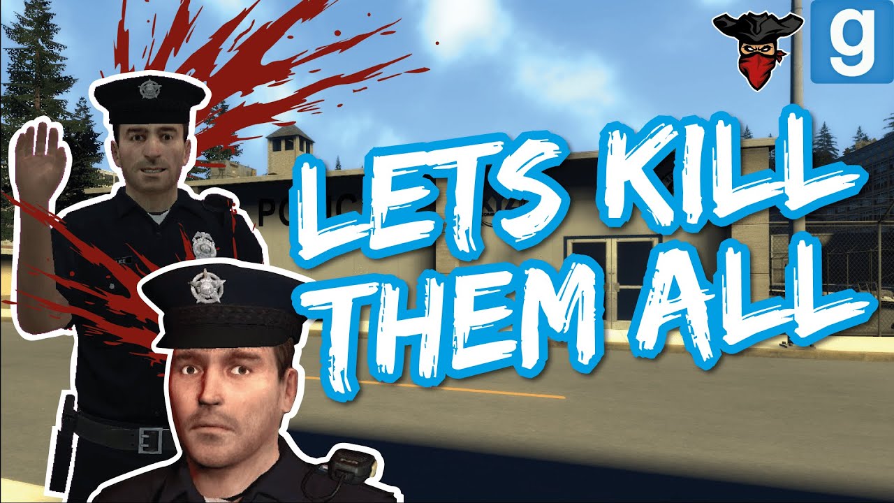 Gmod PoliceRP - MASSIVE NOOB BANK RAID (Garry's Mod Sandbox Funny ...