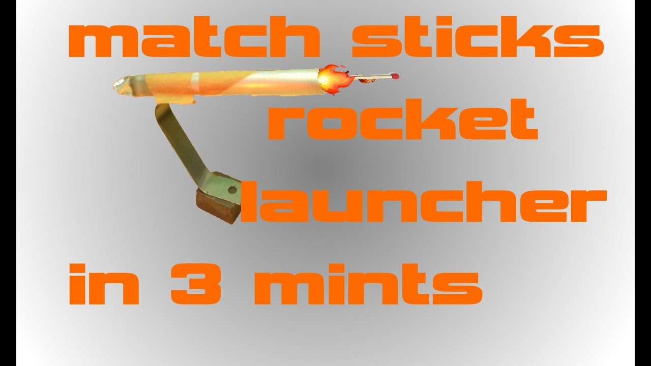 match sticks rocket launcher in 3 mints simple tricks DIY , fireworks ...