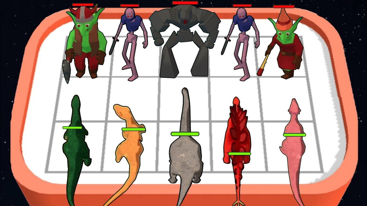 Dinosaur Merge Battle - Upgrade Dinosaur Max Level Gameplay (Dino ...