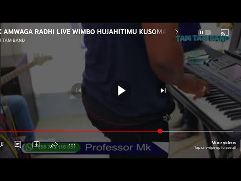 MK AMWAGA RADHI LIVE WIMBO HUJAHITIMU KUSOMA JIONEE