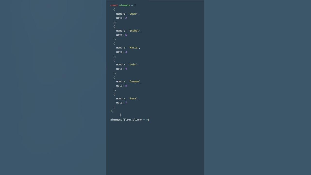 Aprende a FILTRAR un ARRAY de objetos según una propiedad en JAVASCRIPT #javascript #developer # ...