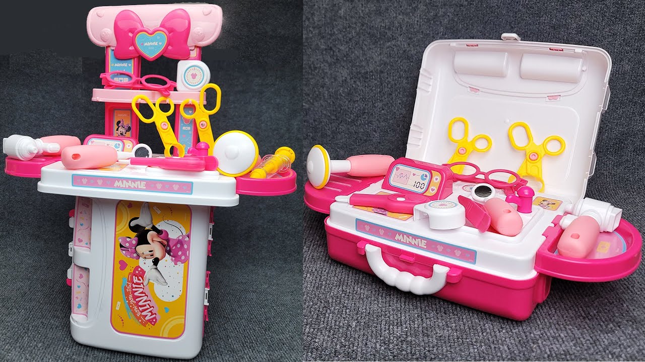 10 Minutes Satisfying with Unboxing Minnie Mouse Doctor Set Toys ASMR ...