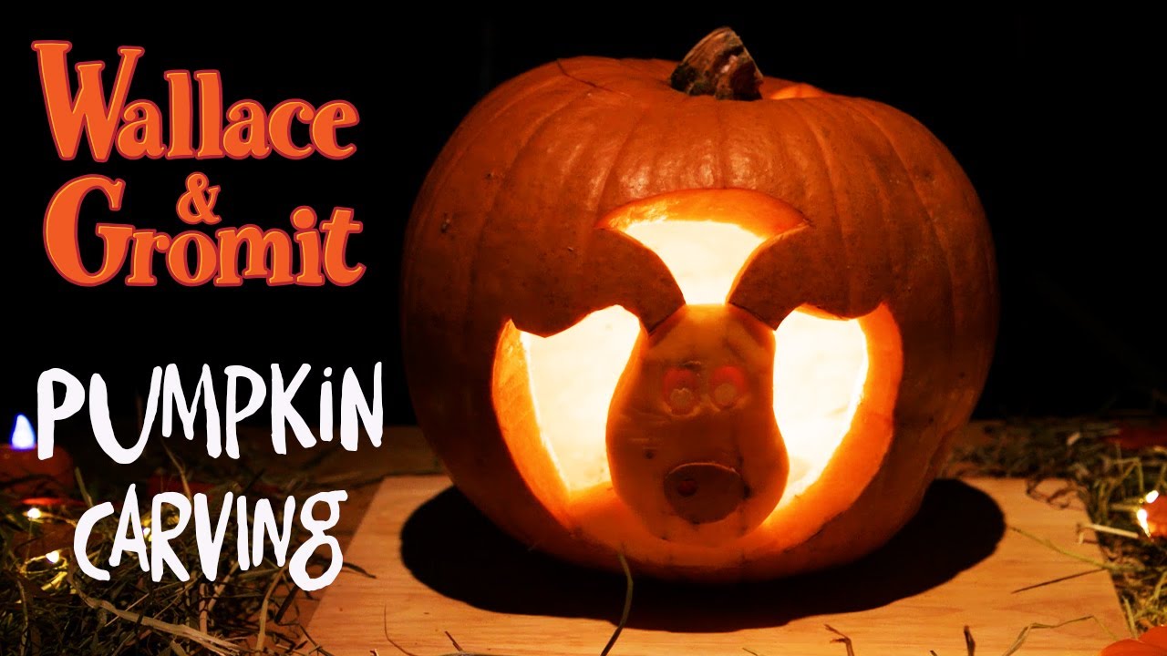 Wallace & Gromit #Halloween Craft 🎃 Pumpkin Carving - YouTube