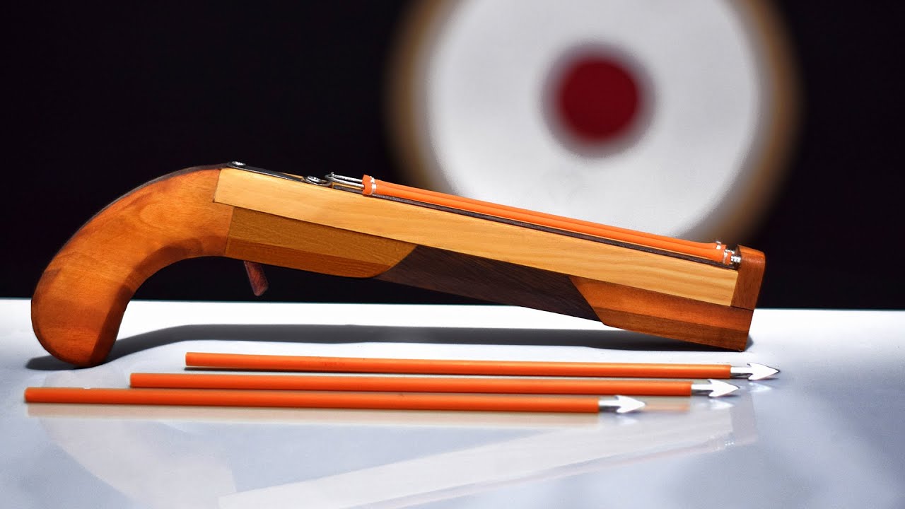 Slingshot gun With Arrow Design - YouTube