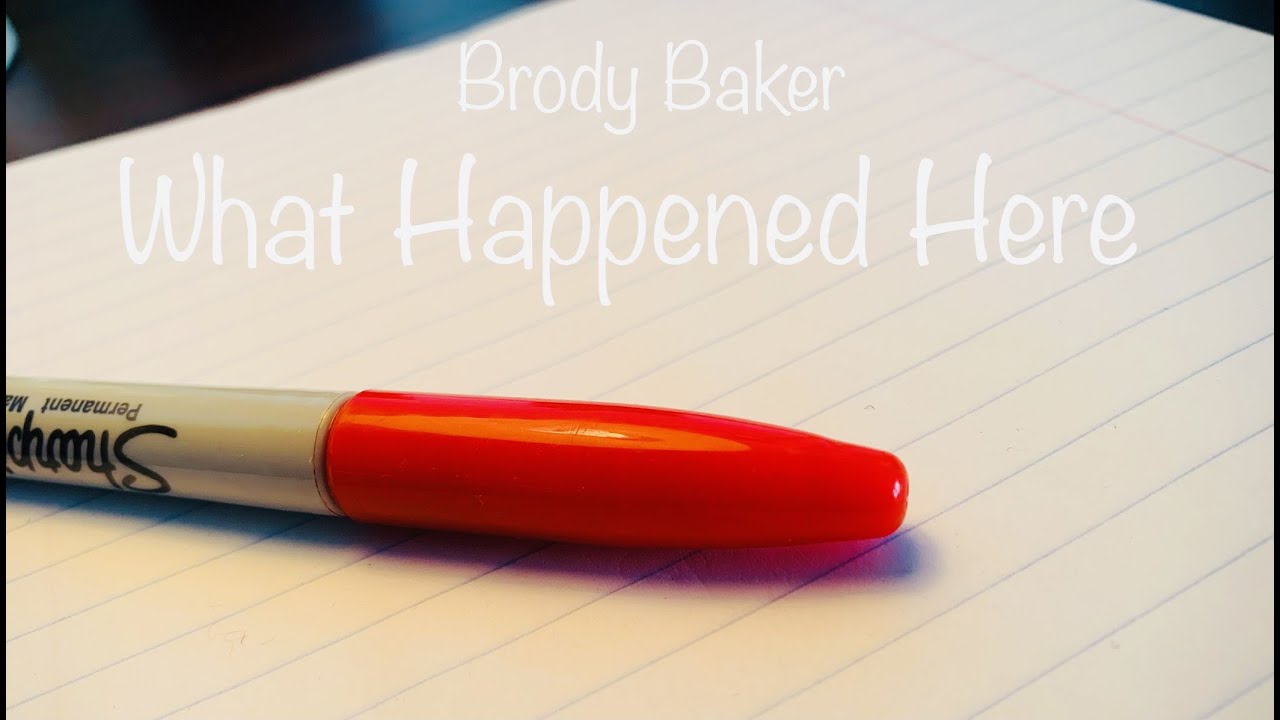 Brody Baker-What Happened Here/Lyric Video - YouTube
