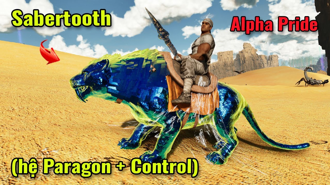 Ark Omega Ascended #30 - Sức Mạnh của Sabertooth hệ Đặc Biệt Unique ...