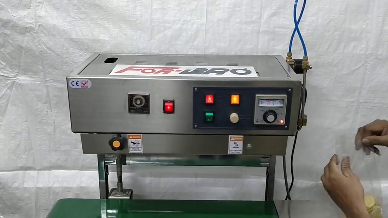 MANUAL POUCH PACKING MACHINE - YouTube