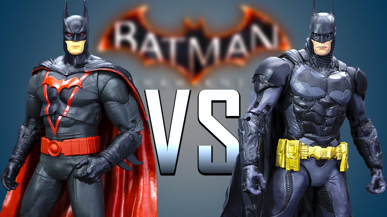 Comparing McFarlane Earth-2 Batman with the Arkham Knight version - YouTube