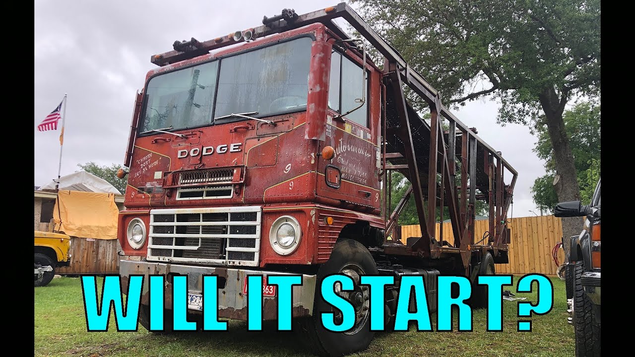 Will It Start? Starting The Big-Cam 3 in my '71 Dodge L1000 Cabover For ...