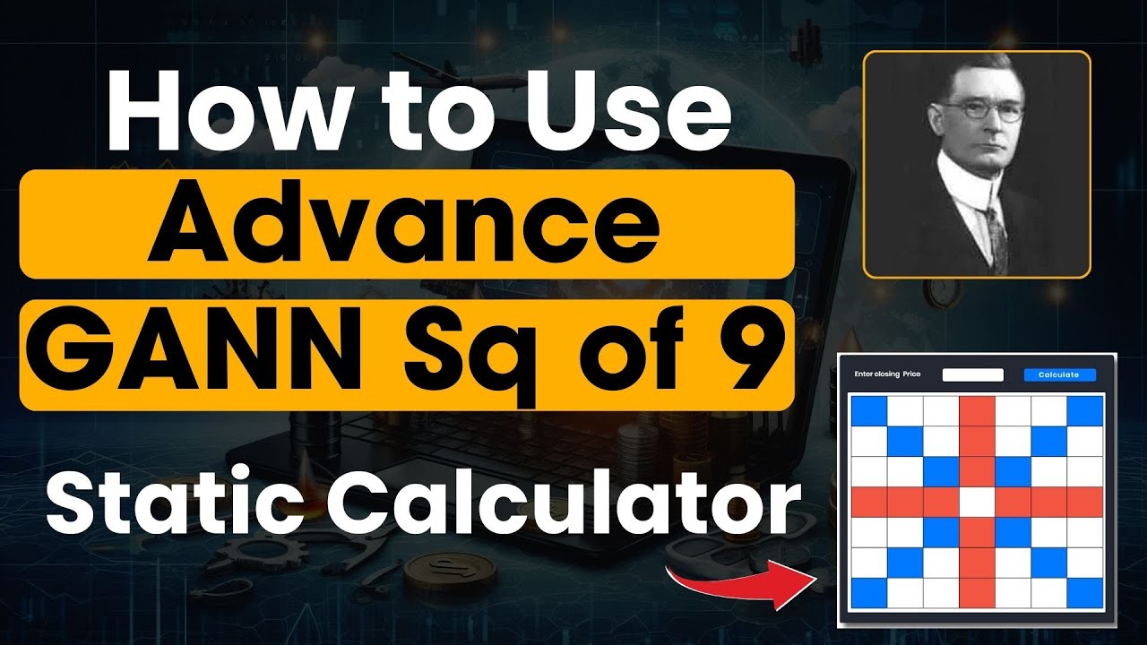 How to use Gann Sq of 9 Static Calculator | #trading - YouTube