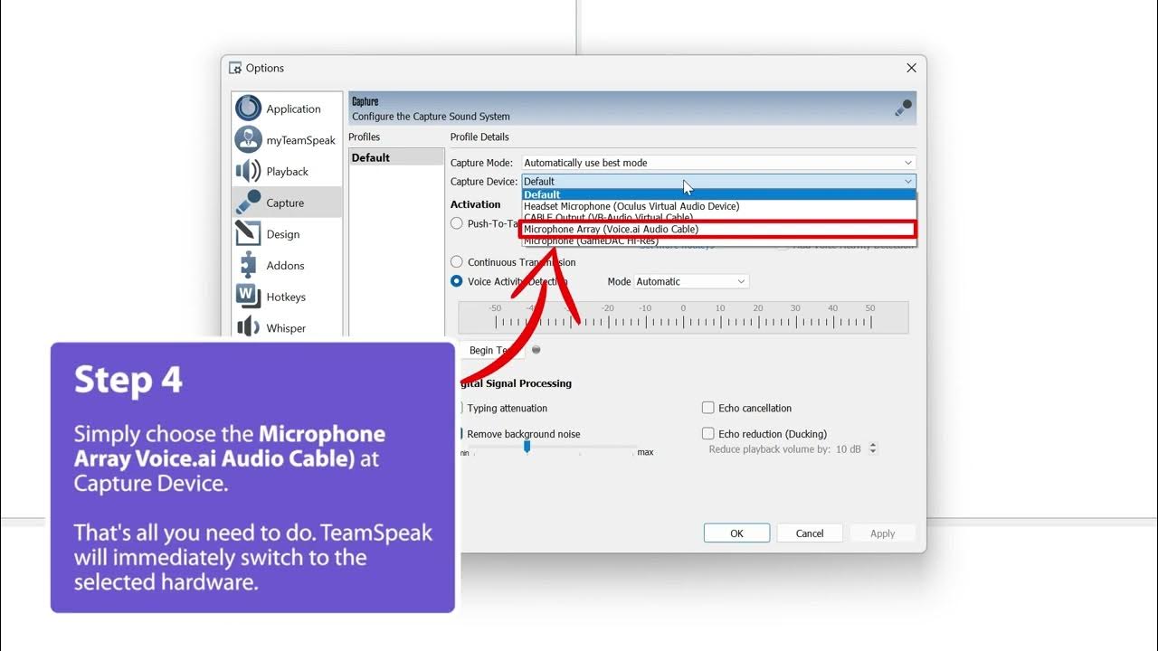 How to setup Voice AI for TeamSpeak - Voice Changer Tutorial - YouTube