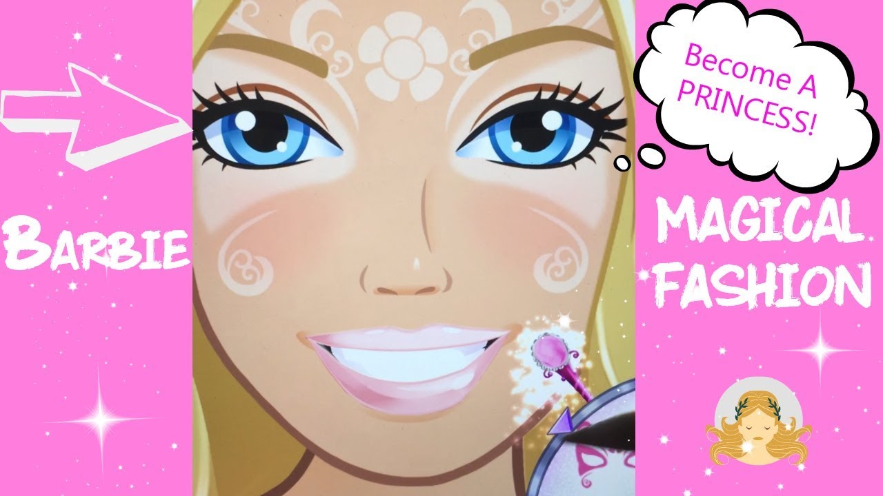 Barbie magical fashion into a princess barbie girl game doll movie ...