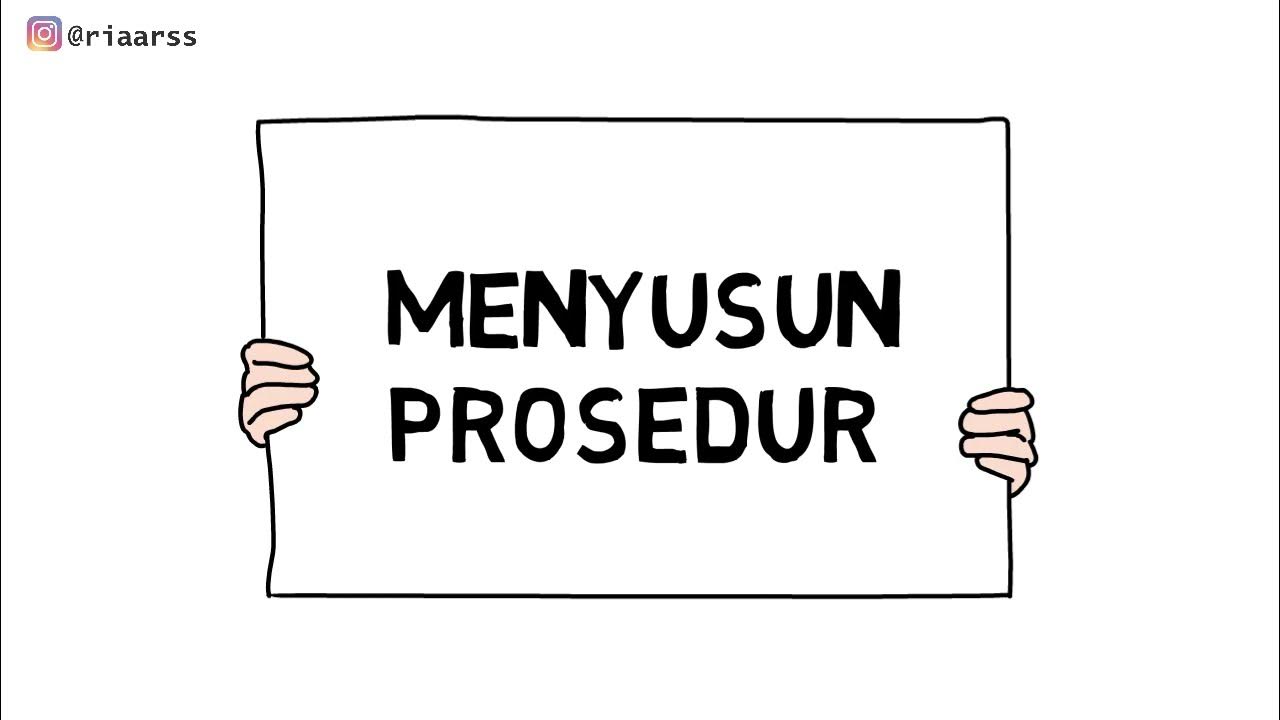 BAGAIMANA CARA MEMBUAT TEKS PROSEDUR? - TEKS PROSEDUR - YouTube