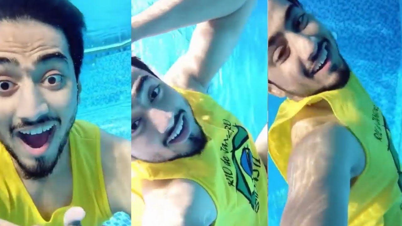 Mr faisu in swimming pool || tik tok video - YouTube