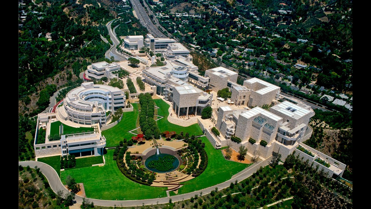 Train ride to and from the Getty Museum. - YouTube