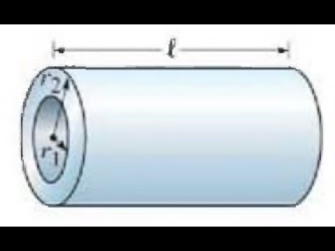 (25-30) A hollow cylindrical resistor with inner radius r_1 and outer ...