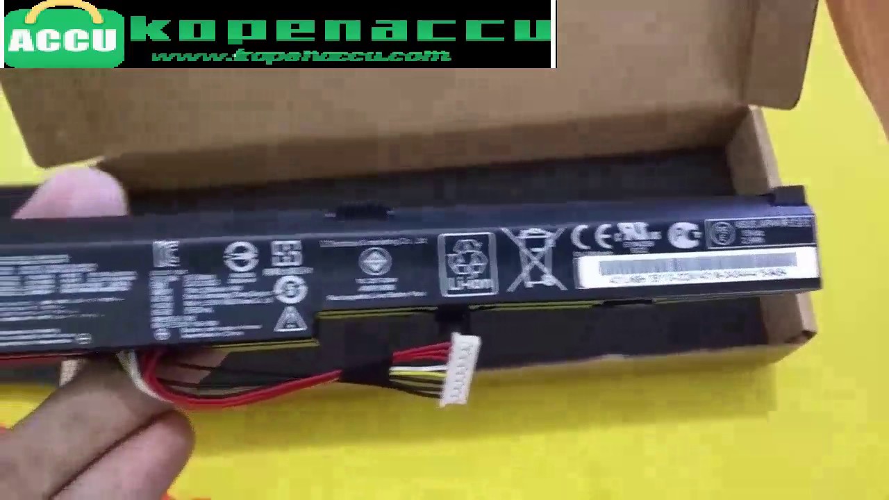 Nieuw Asus A41-X550E Accu - YouTube