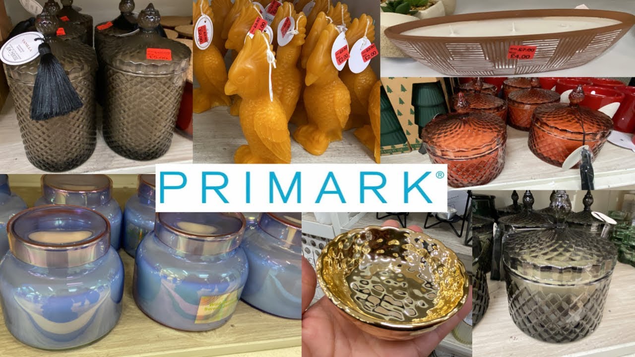 Primark home candle decor new collection - January 2023 - YouTube