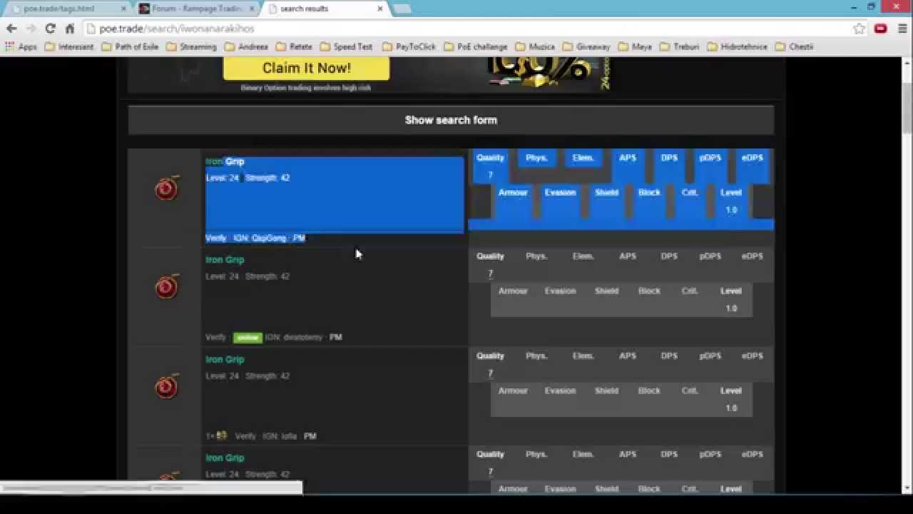 [Path of Exile] How to price check Quality Gems on Poe.trade website ...