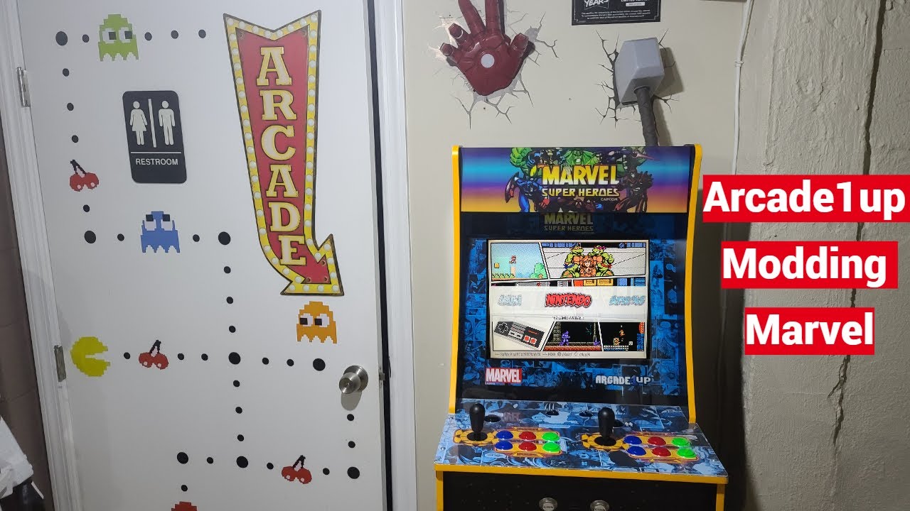 Arcade1up Arcade Marvel Super Heroes Limited Edition - Modding Our ...