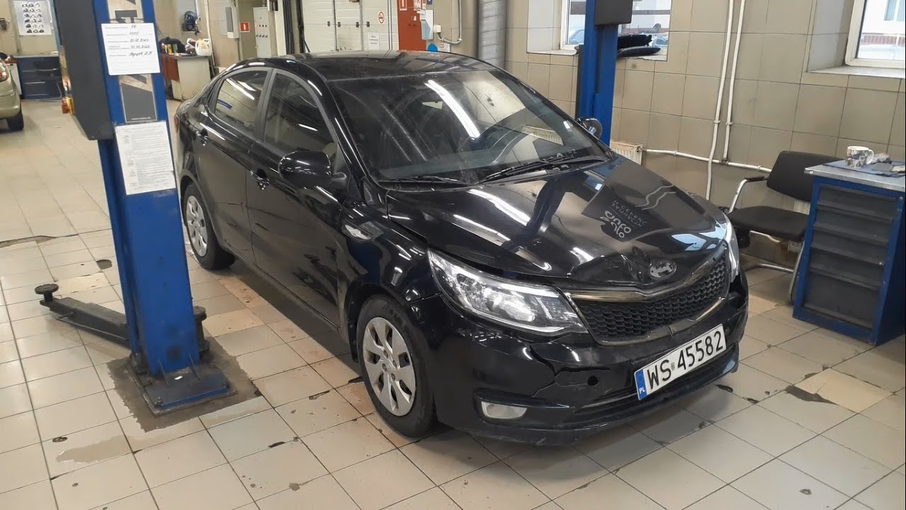 KIA RIO 3 Frontal crash repair. Body work. - YouTube