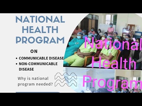 National Health Program on Communicable & Non-Communicable Disease in ...