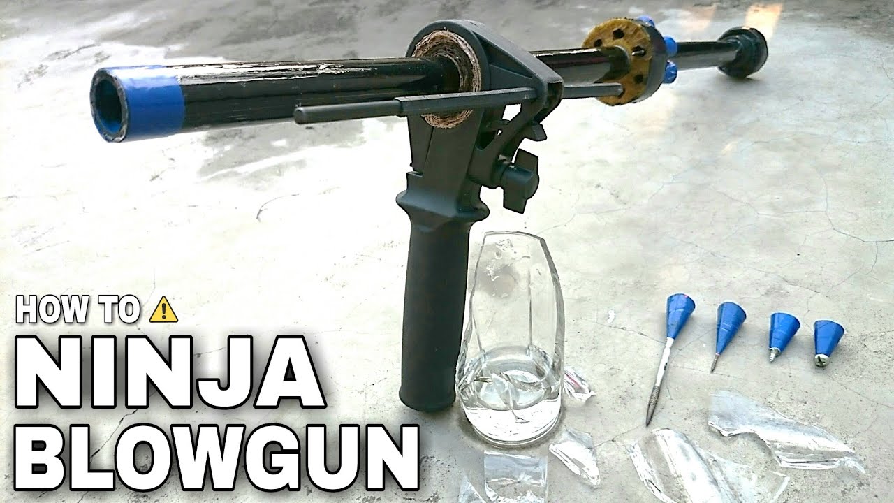 How To Make A Ninja Blowgun | DIY - YouTube