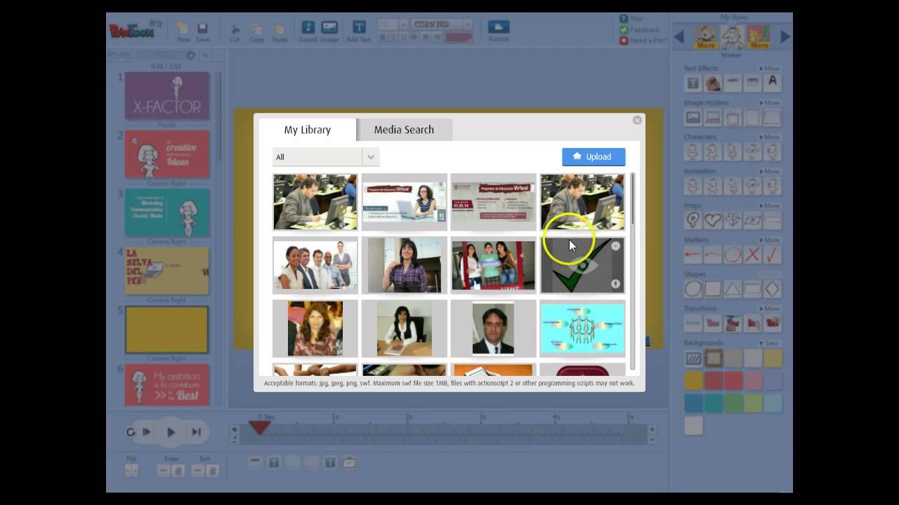 Agregar background al Powtoon - YouTube