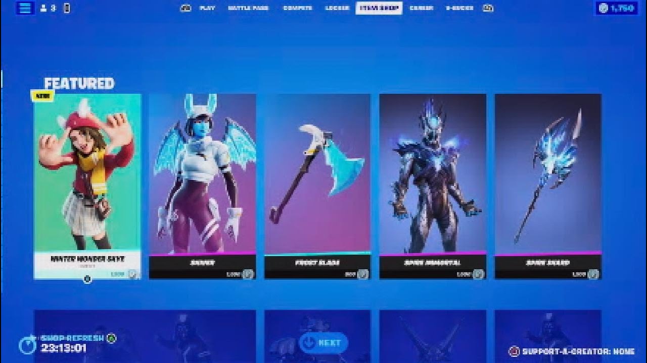 New winter wonder skye skin Fortnite item shop 12 December 2022 ...
