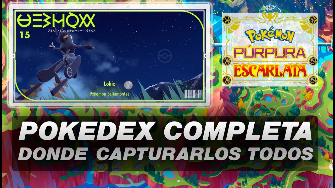 015 Pokedex Paldea - Lokix (Donde y Como Capturarlo) - Pokémon ...