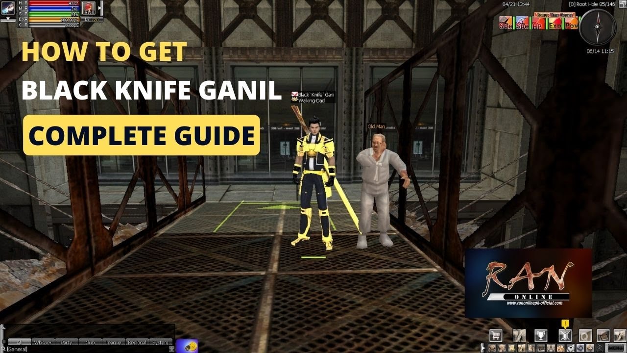 Black Knife Ganil Special Ring Quest Ran Online - YouTube