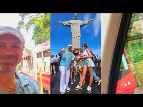 15.B-Rio de Janeiro;da corcobado dağına trenle çıkışım dünyanın 7.harika sembolü olan Hz.İsa heykeli