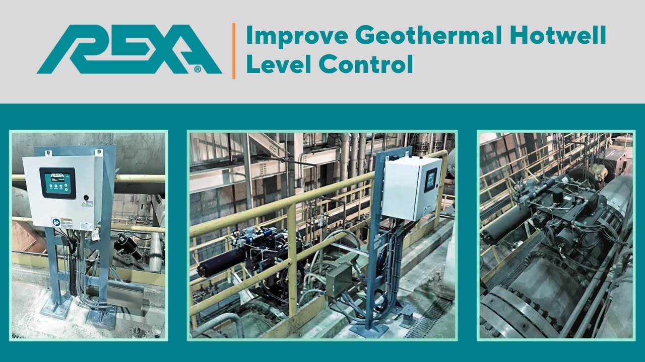 Improve Geothermal Hotwell Level Control with REXA - YouTube