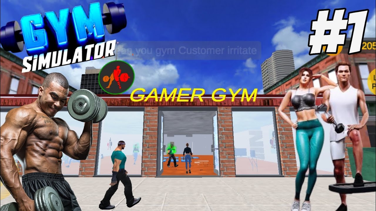 Finally I Open New Gym | Body Building Tycoon 3D #1 - YouTube