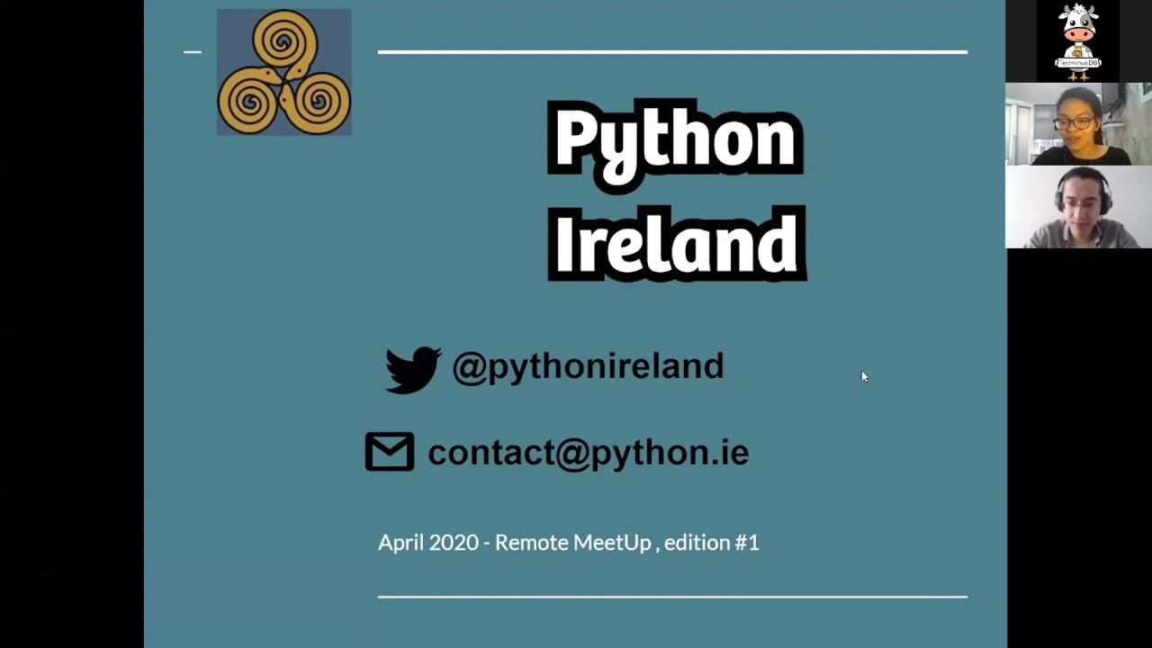 Remote Python Ireland MeetUp #1 - Emanuil Tolev - YouTube