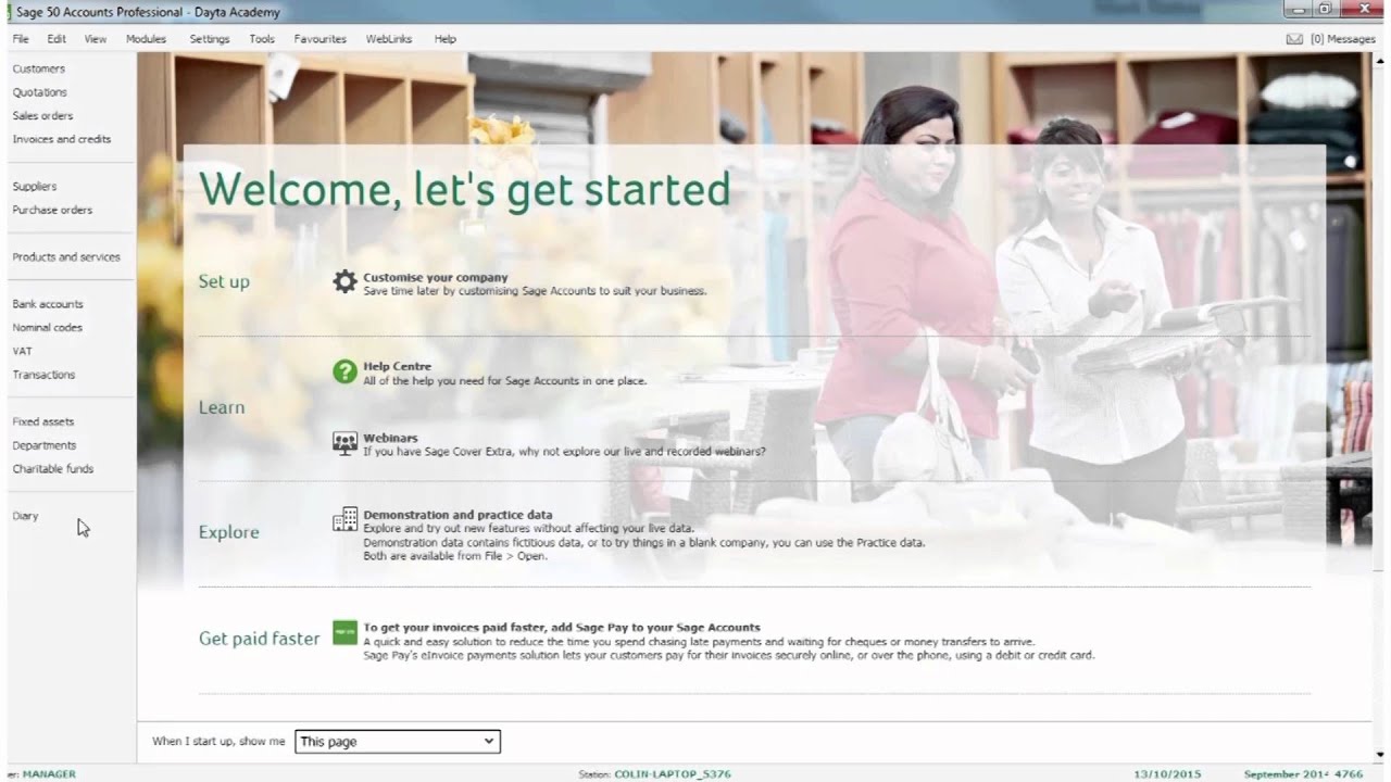 Dayta Designs Academy Solution Sage 50 2016 - YouTube