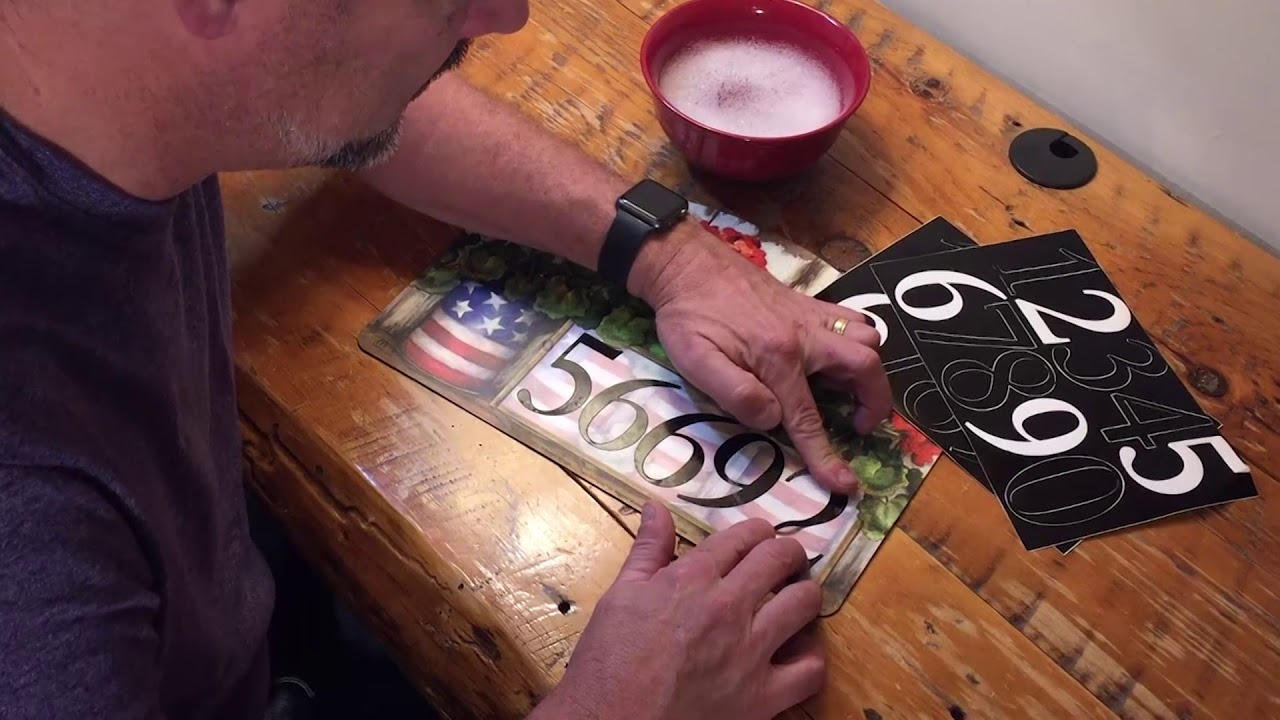 All About Studio - M yard & address signs - YouTube