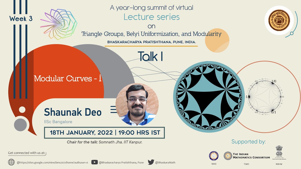 "Modular Curves - I" by Shaunak Deo - YouTube