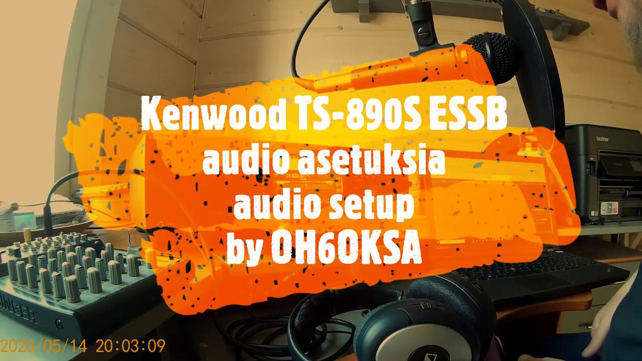 Kenwood TS-890S ESSB audio setup - YouTube
