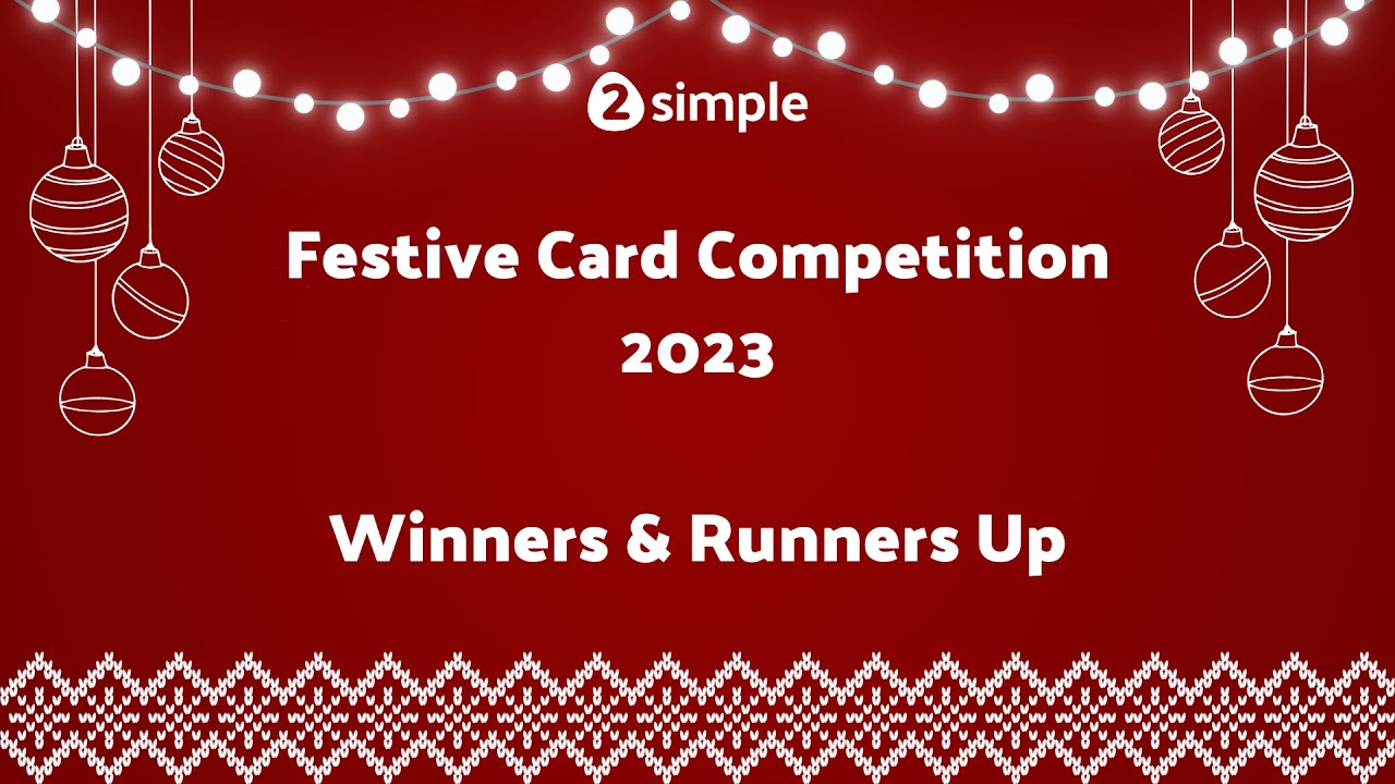 Festive Card Competition Winners 2023 - YouTube