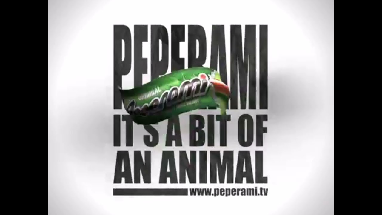 Peperami. It's a bit of an animal voice only - YouTube