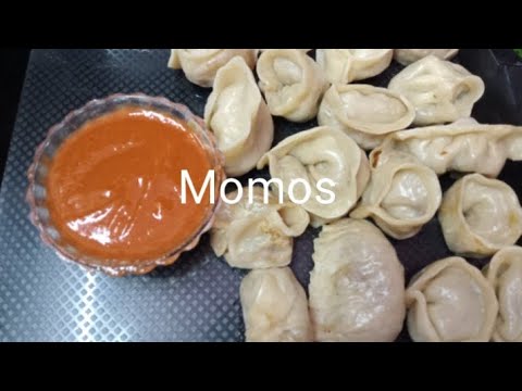 Home Made Veg Momos Recipe | वेज मोमोज रेसिपी | Veg Momos With Chutney ...