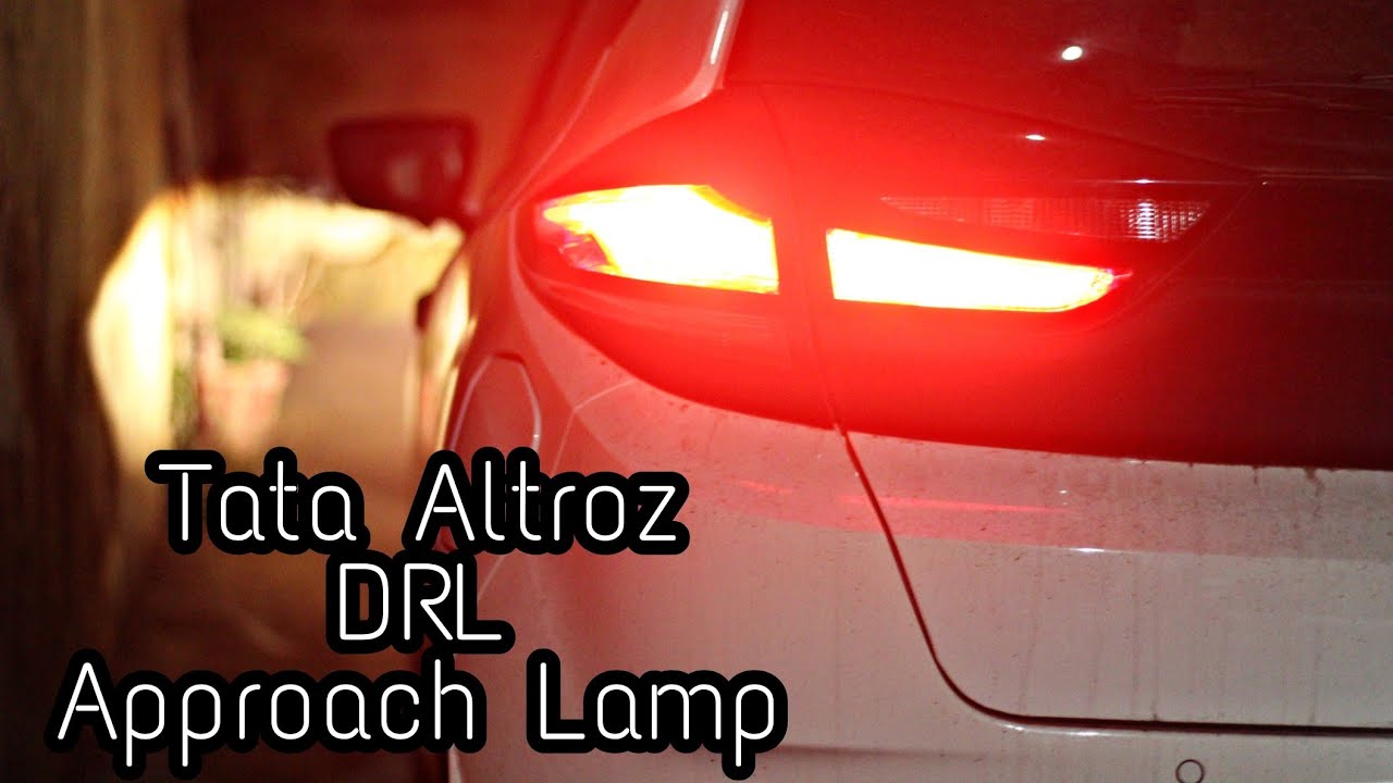 Tata Altroz Approach Lamp And DRL | Features Of Tata Altroz - YouTube
