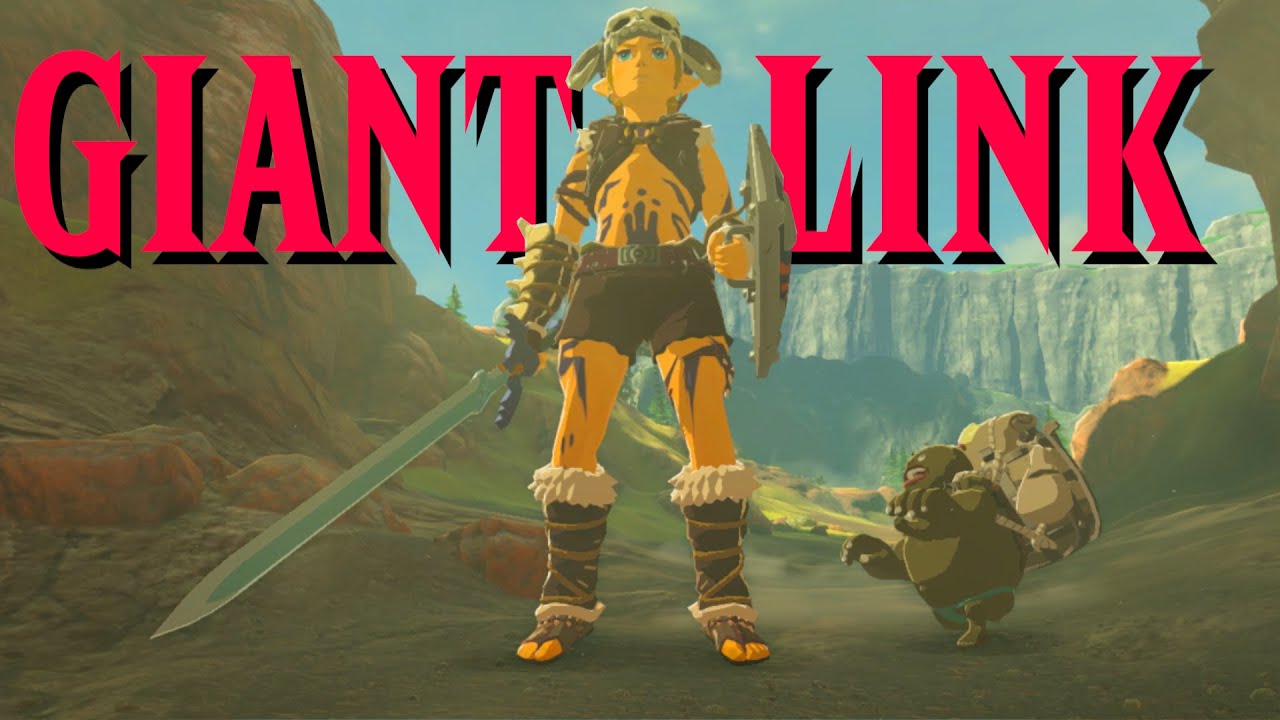 Zelda BotW but Link is a GIANT! - YouTube