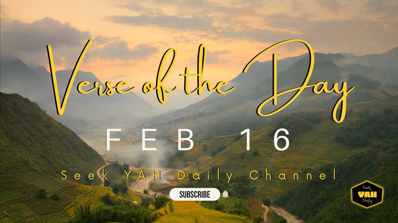 Start Your Day with This Powerful Bible Verse! FEBRUARY 16 | 1 JOHN 5: ...