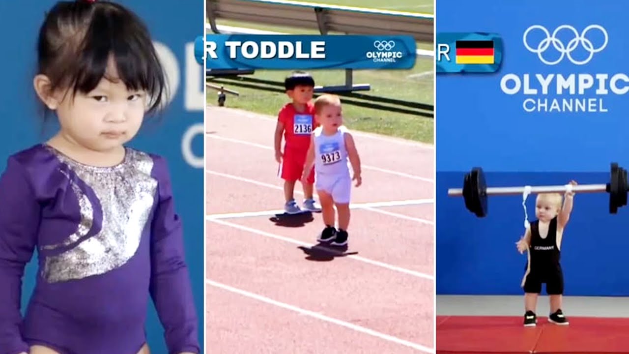 OMG You HAVE to See the Babies Compete in the Olympics! Witness CUTEST ...